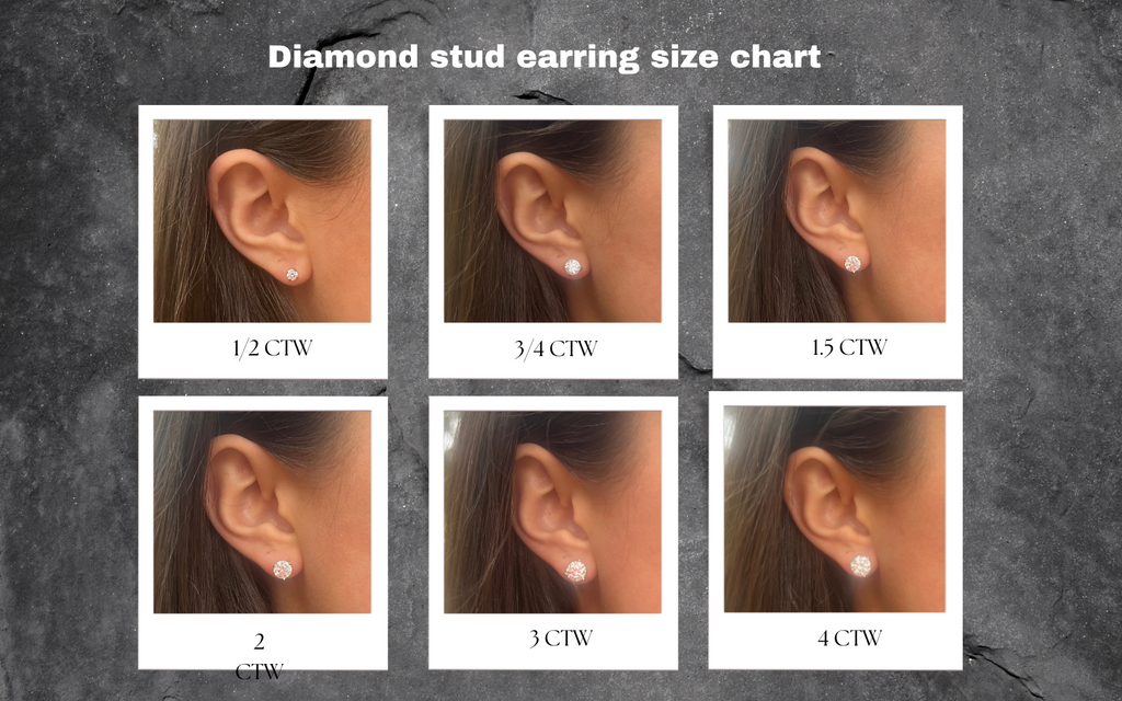 Choosing the Right Size Diamond Stud for Your Ear: A Sparkling Guide ...